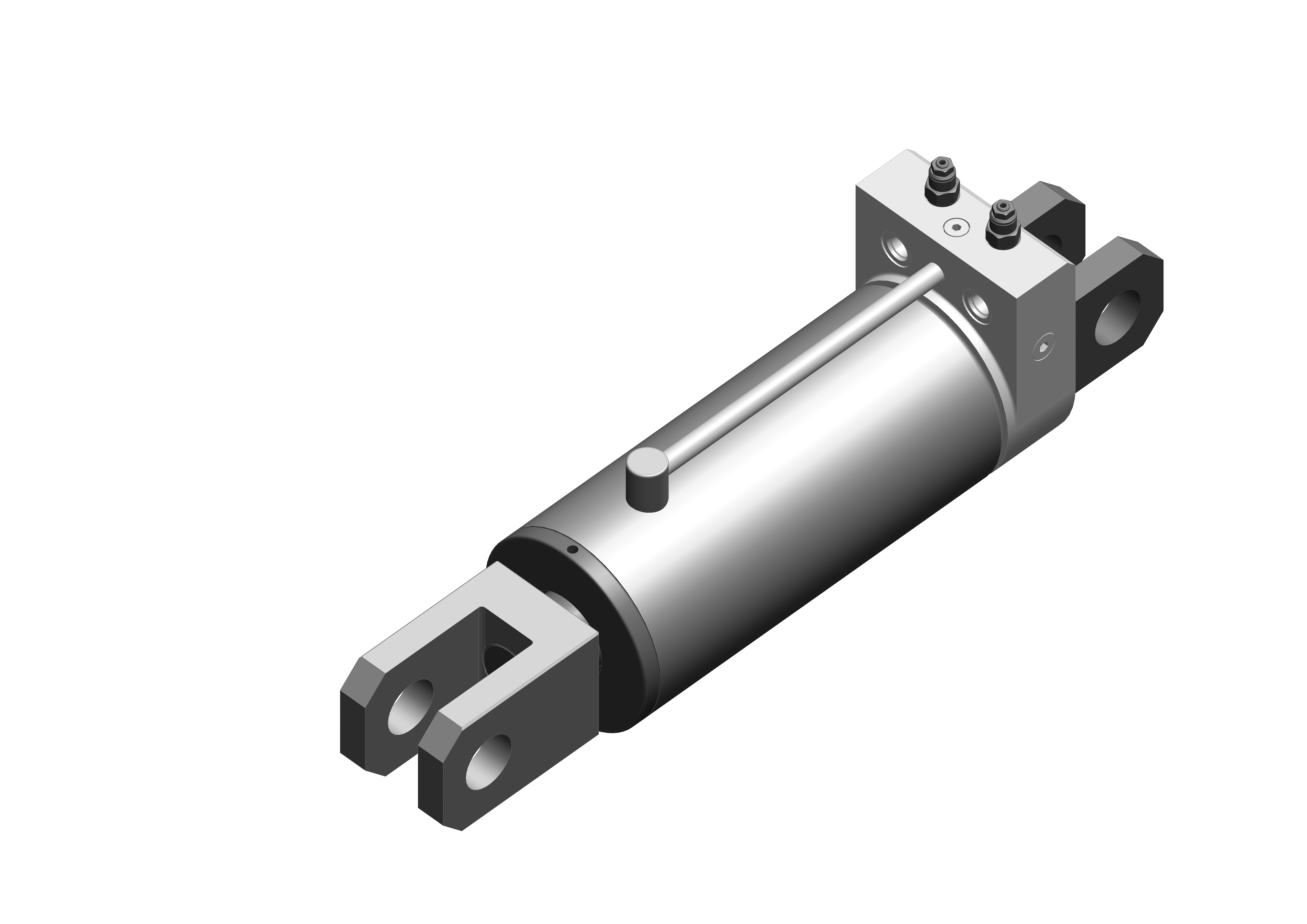 Cylinder with Dual Counterbalance Valve | Eureka Engineered Products